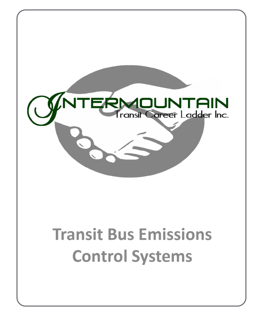 Training Course Transit Bus Emissions Control Systems Transit